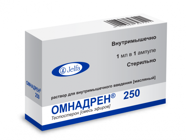 Омнадрен® 250ТЕСТОСТЕРОН (СМЕСЬ ЭФИРОВ) РАСТВОР ДЛЯ ВНУТРИМЫШЕЧНОГО ...